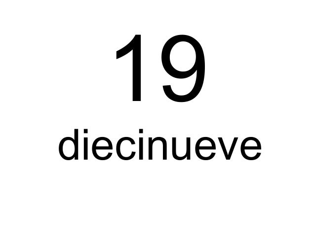 Diecinueve