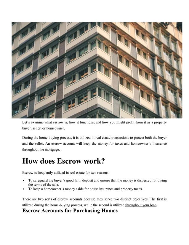 Escrow Accounts How They Work.docx