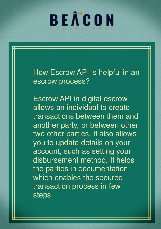 glimpse of an Escrow process | PDF | Business | Business and Finance