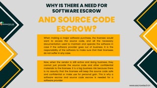 What is Software Escrow? | PPT