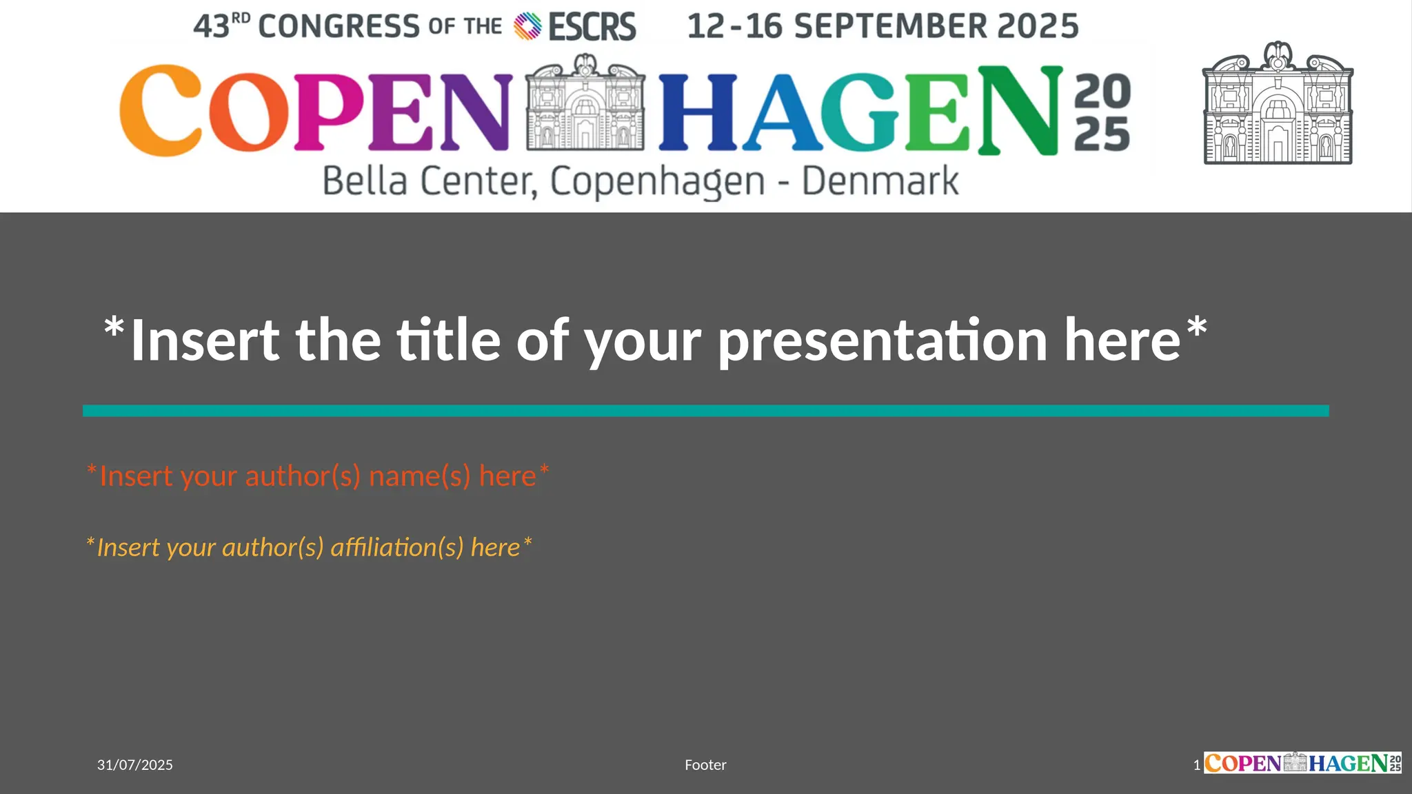 ESCRS 2025 - Presentation Template - CALIBRI.pptx