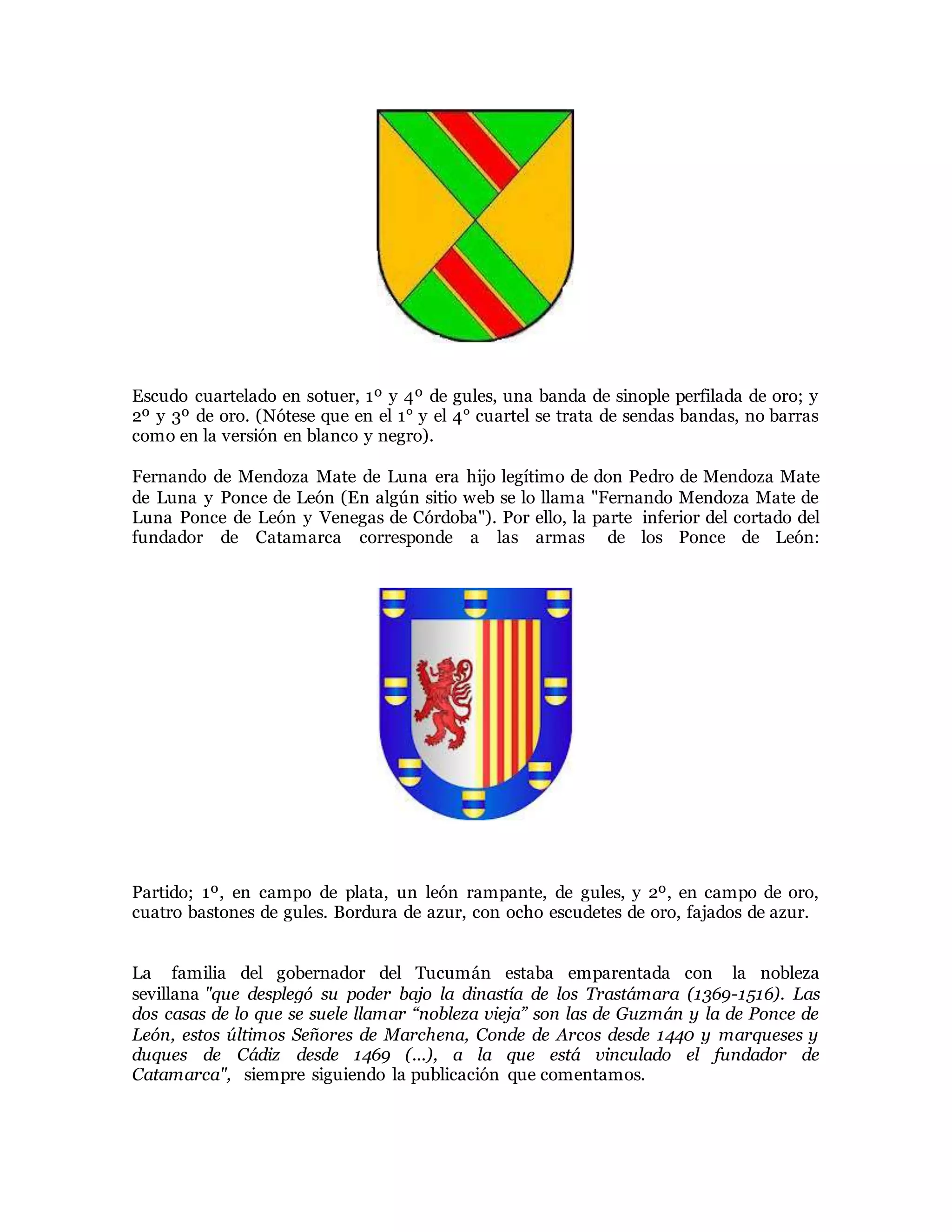 Escudo de fernando de mendoza y mateo de luna | DOCX