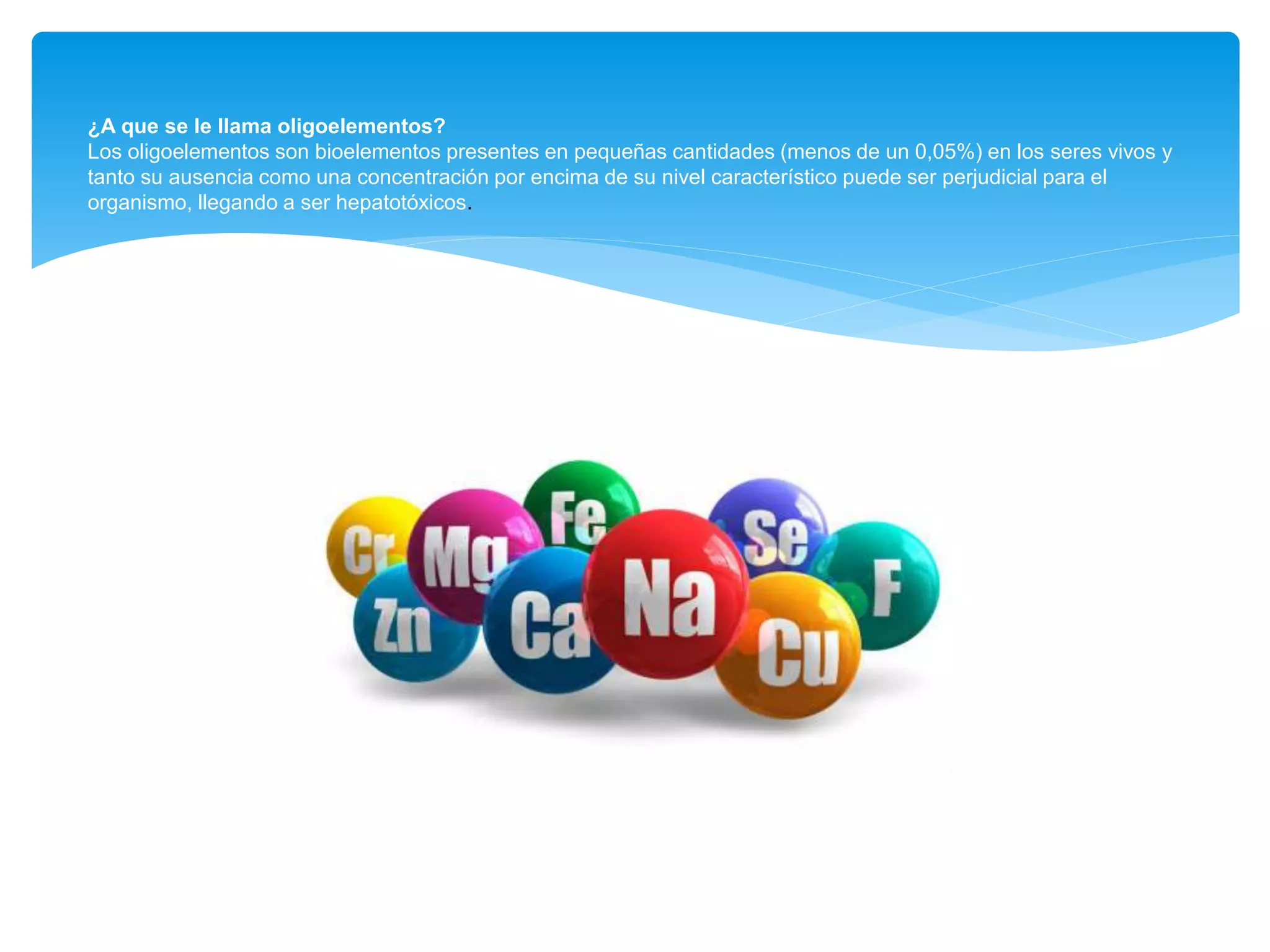 elementos químicos importantes para el cuerpo humano | PPTX