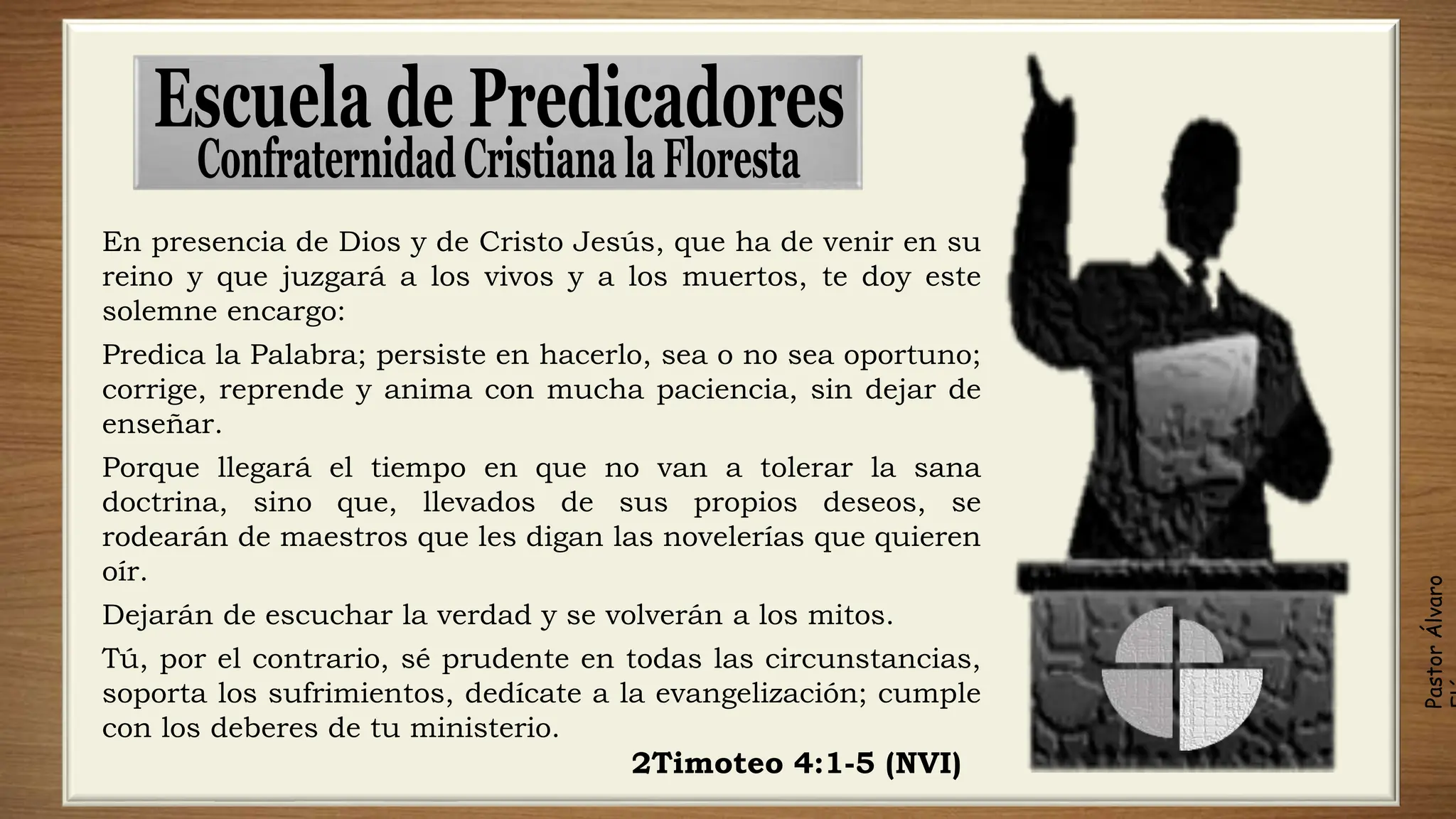 ESCUELA DE PREDICADORES. Un curso basico para formar predicadores de la ...