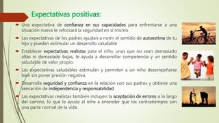 Escuela para padres: Lo que espero de mi hijo(a) Vs Lo que mi hoijo(a ...