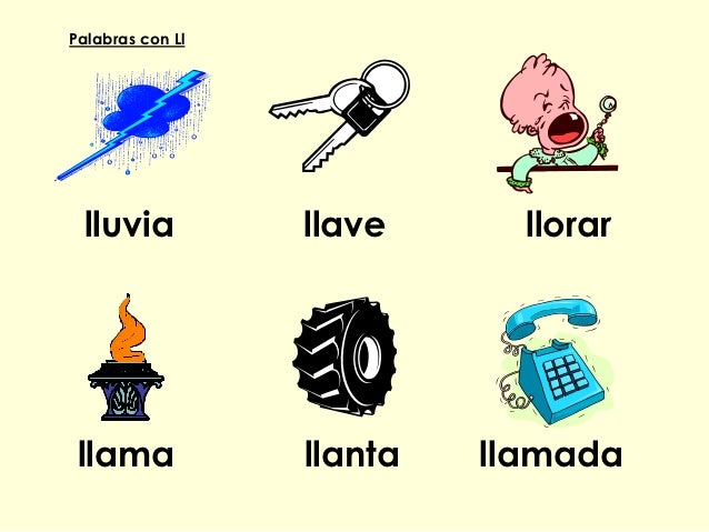 Palabras con ll - Imagui