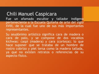 ESCUELA QUITEÑA QUITO ARTE SOCIEDAD ECUATORIANA QUITO | PPTX