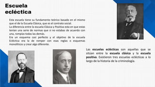 Escuelas criminologia | PPTX