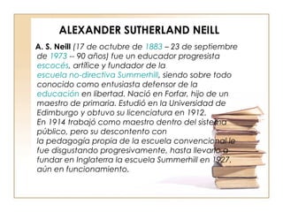 Escuela summerhill | PPT
