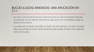 Diseño de bucles | PPTX