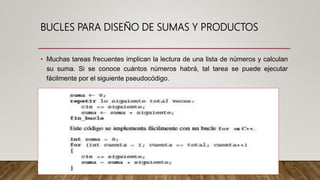 Diseño de bucles | PPTX