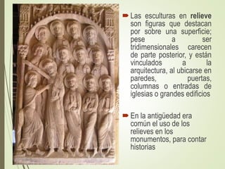 Taller escultura tipos de escultura artes visuales | PPTX