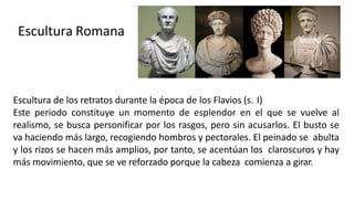 Características esenciales del arte romano: escultura, relieve y ...
