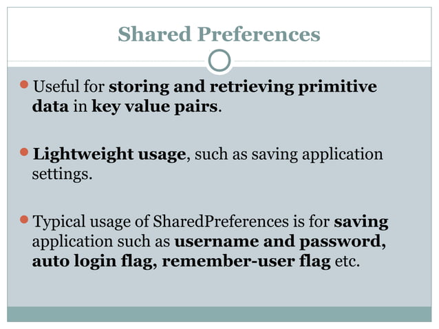 Data Storage In Android | PPT