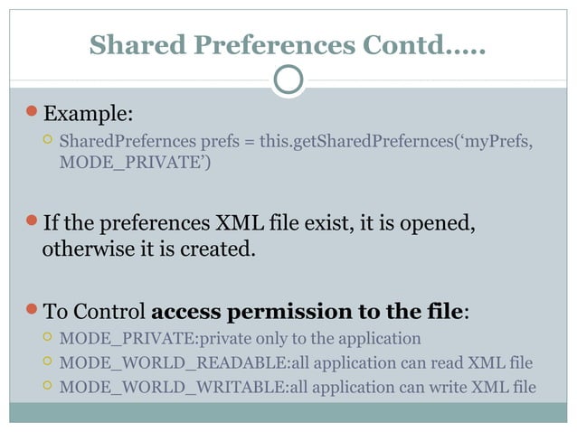 Data Storage In Android | PPT