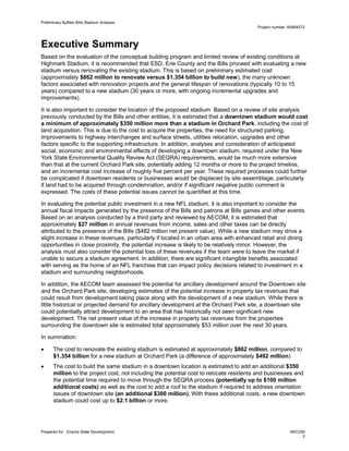 Esd bills-stadium-analysis-summary-final-11-1-21 | PDF