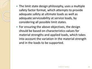 design philosophy in structure design in civil engineering | PPTX