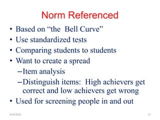 Assessment in Pre-School and Primary School | PPTX | Educational ...