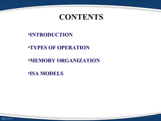 ISA ARCHITECTURE | PPT