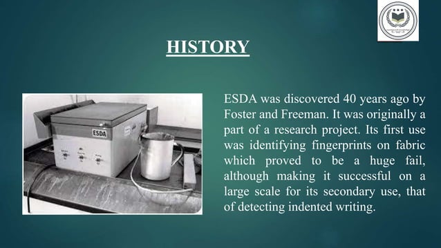 ESDA | PPTX | Technology & Computing