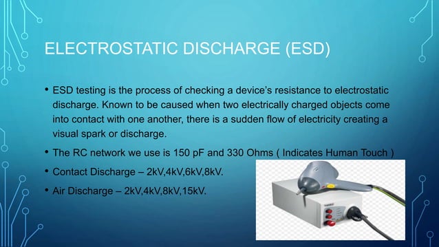 ESD Calibration and its Detail. ESD Protection | PPT
