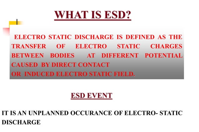 ESD detailed Course.ppt | Chemistry | Science