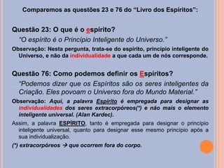 Esde módulo 04 - roteiro 02 - origem e natureza do espírito | PPTX