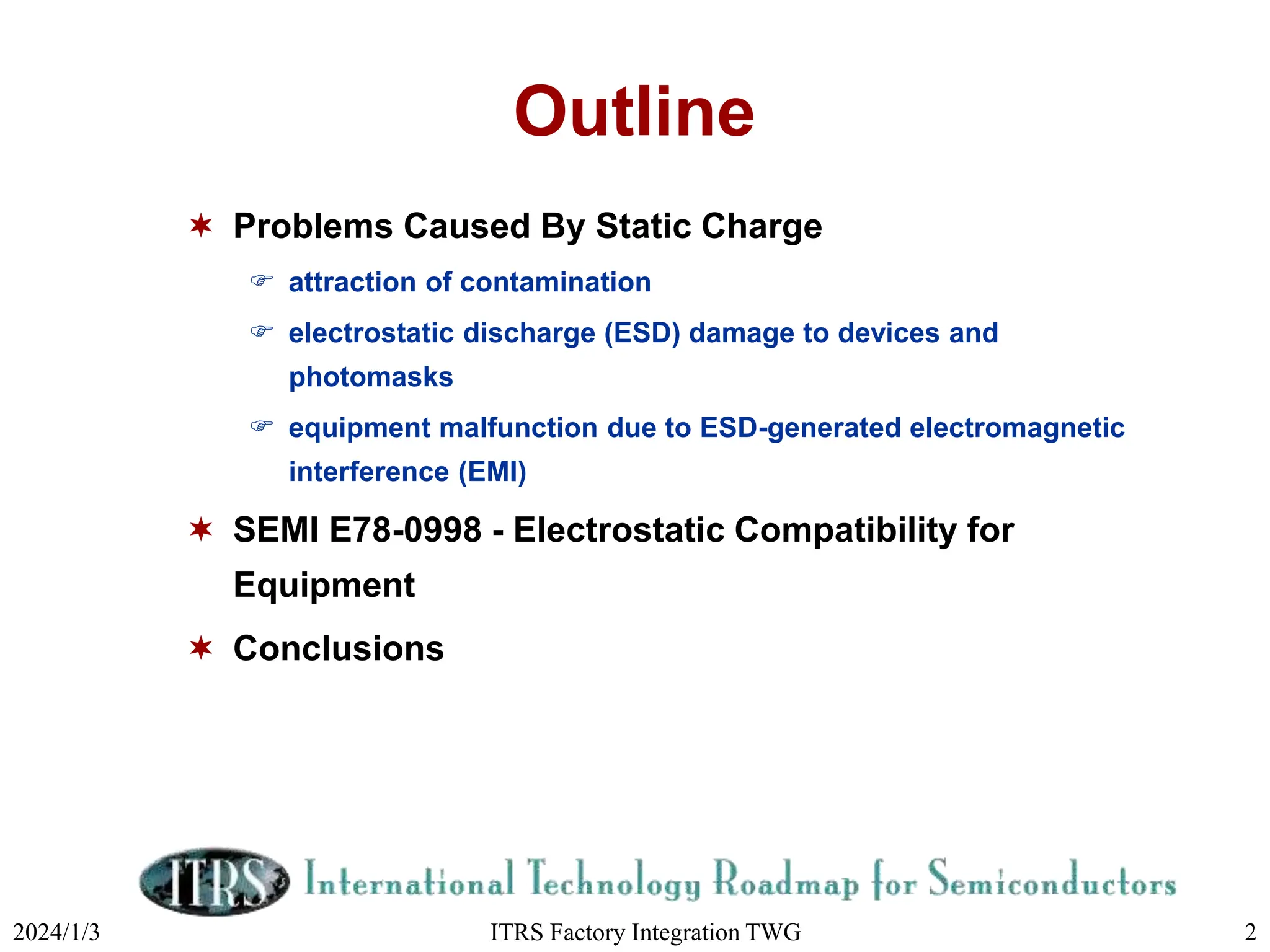 ESD effects like contaminjation etc ITRS Preentation.ppt