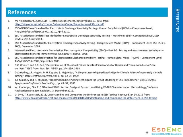 Introduction of Transmission Line Pulse (TLP) Testing for ESD Analysis ...