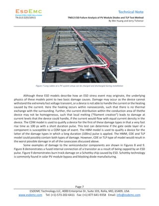 TN013 ESD Failure Analysis of PV Module Diodes and TLP Test Method | PDF