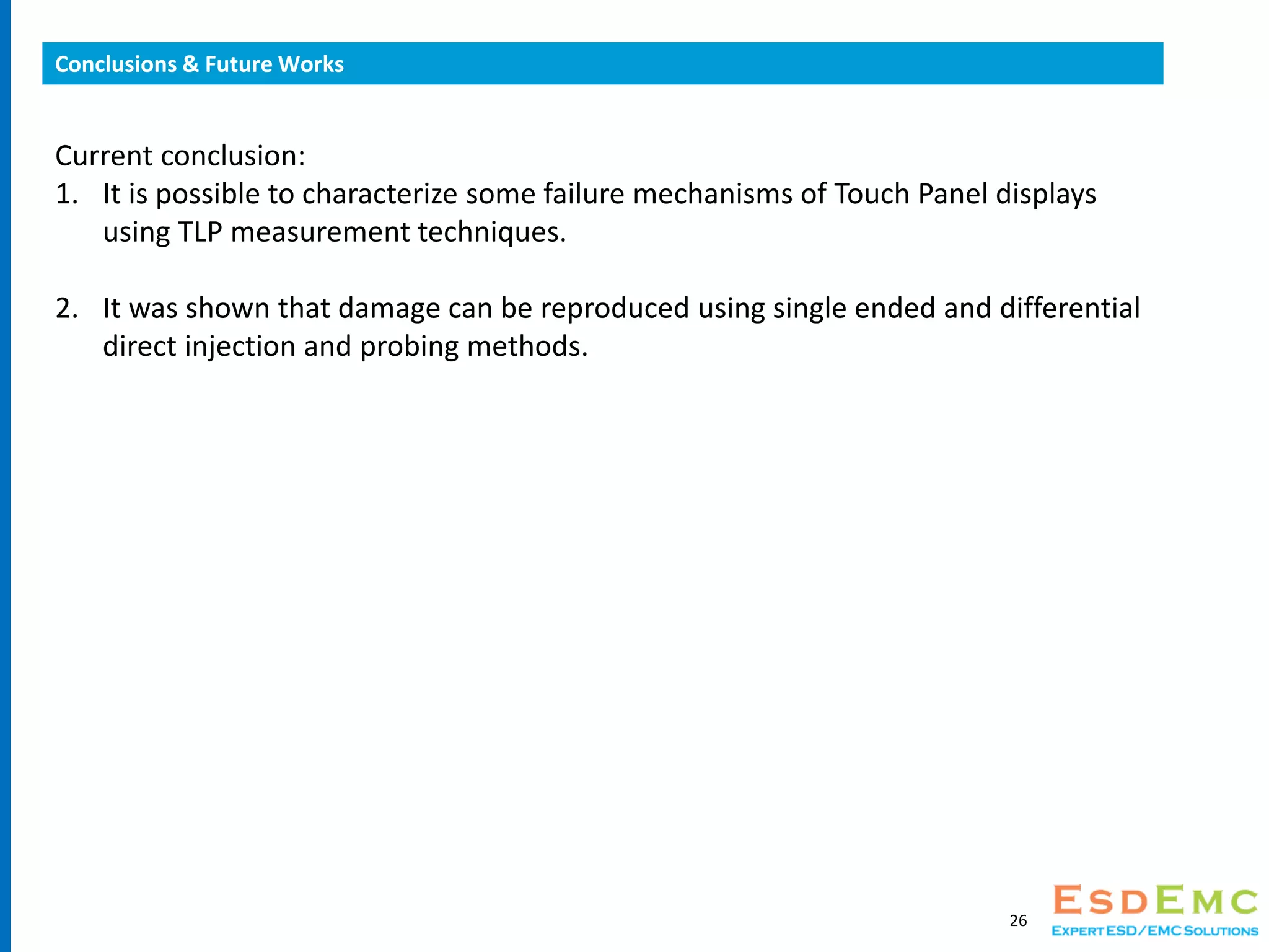 ESDEMC TS003 Characterizing Touch Panel Sensor ESD Failure with IV ...