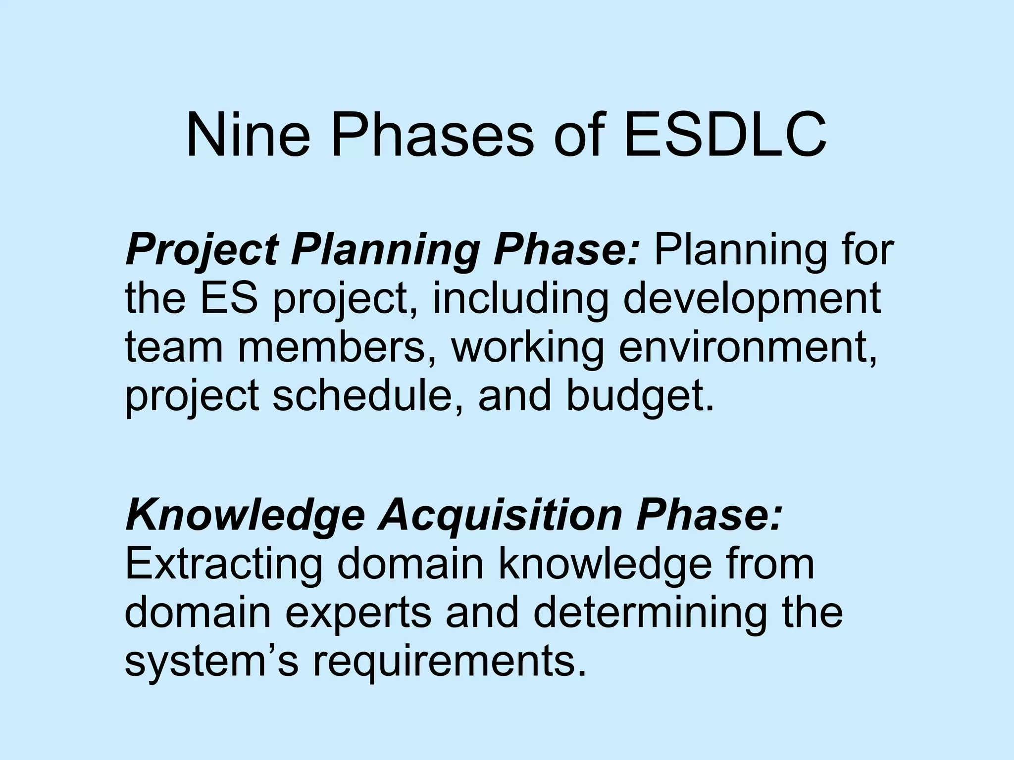 Artificial Intelligence: The Nine Phases of the Expert System ...