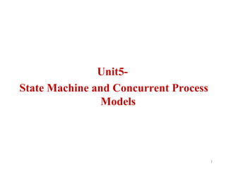 state machine and concurrent process models | PPT