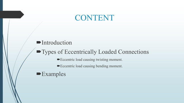 Eccentric Loading In Welded Connections | PPTX | Physics | Science