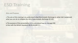 ESD safety and standards in Research Lab | PPTX