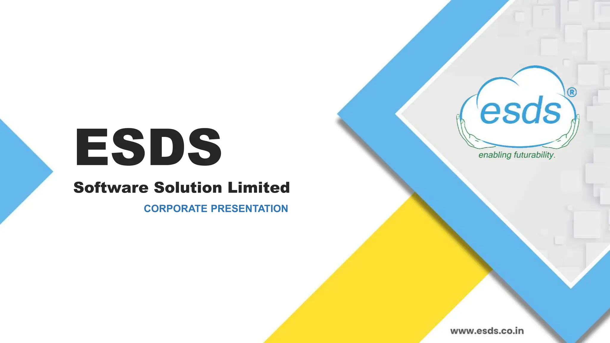 ESDS Corporate Presentation Pitch deck.pptx