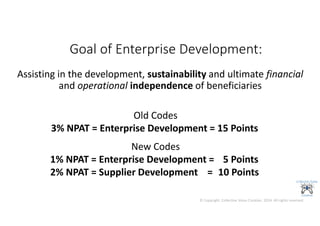 Enterprise and Supplier Development - The Beneficiary Matrix | PPT
