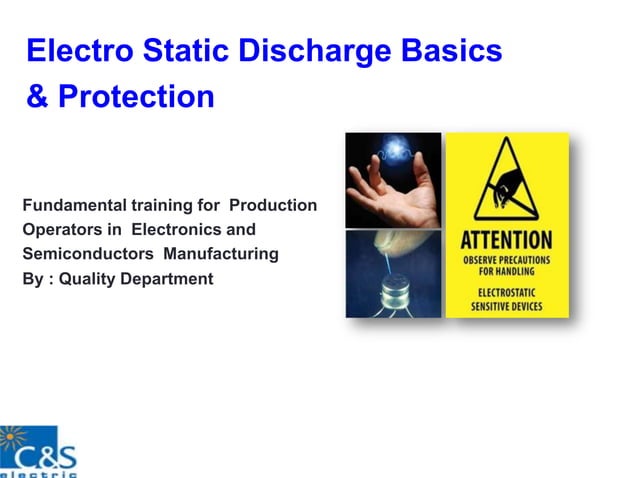 Esd training By Manish Dwivedi | PPTX | Consumer Electronics ...
