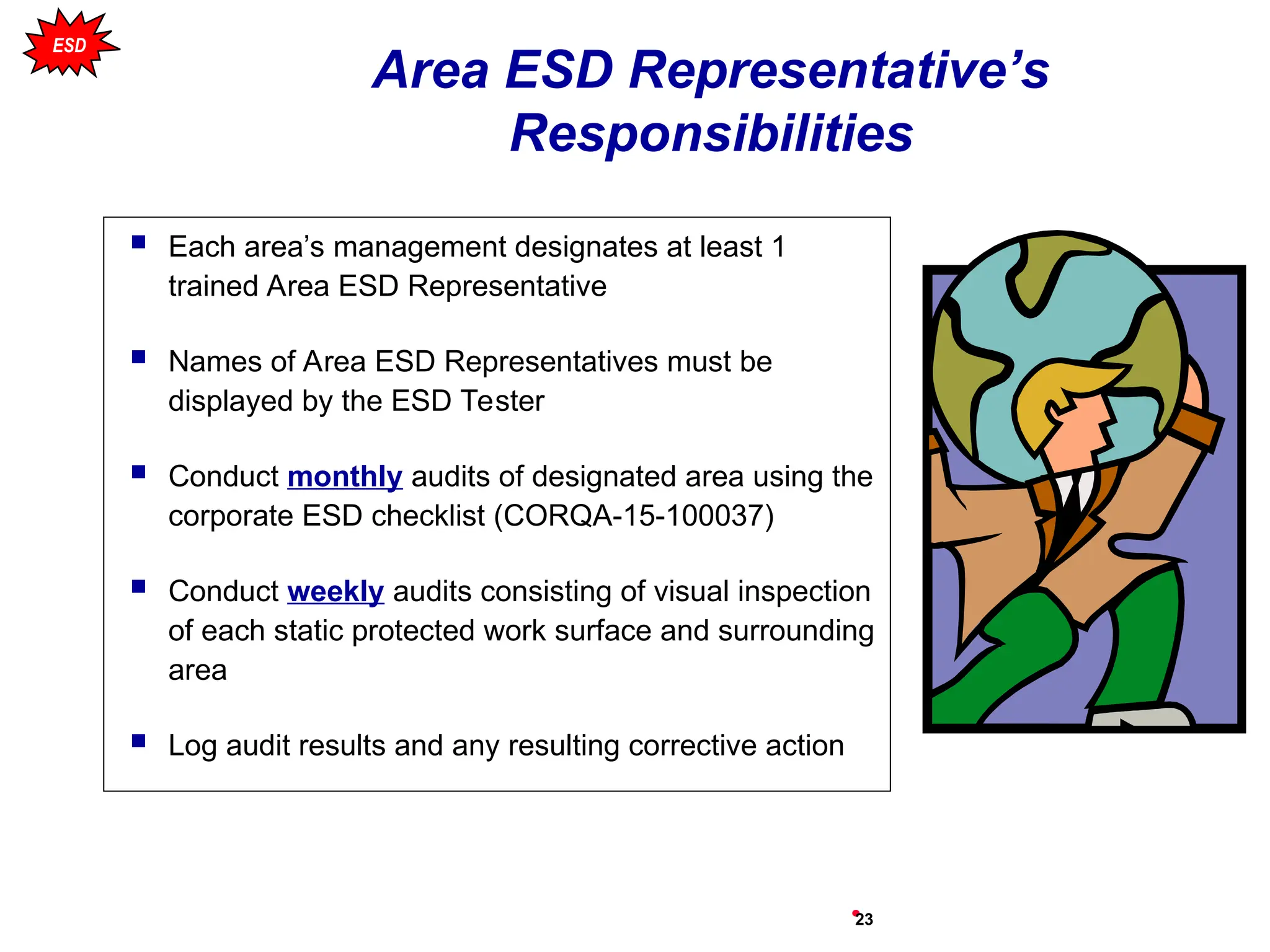 Electro static discharge (ESD) Safety & awareness training | PPT