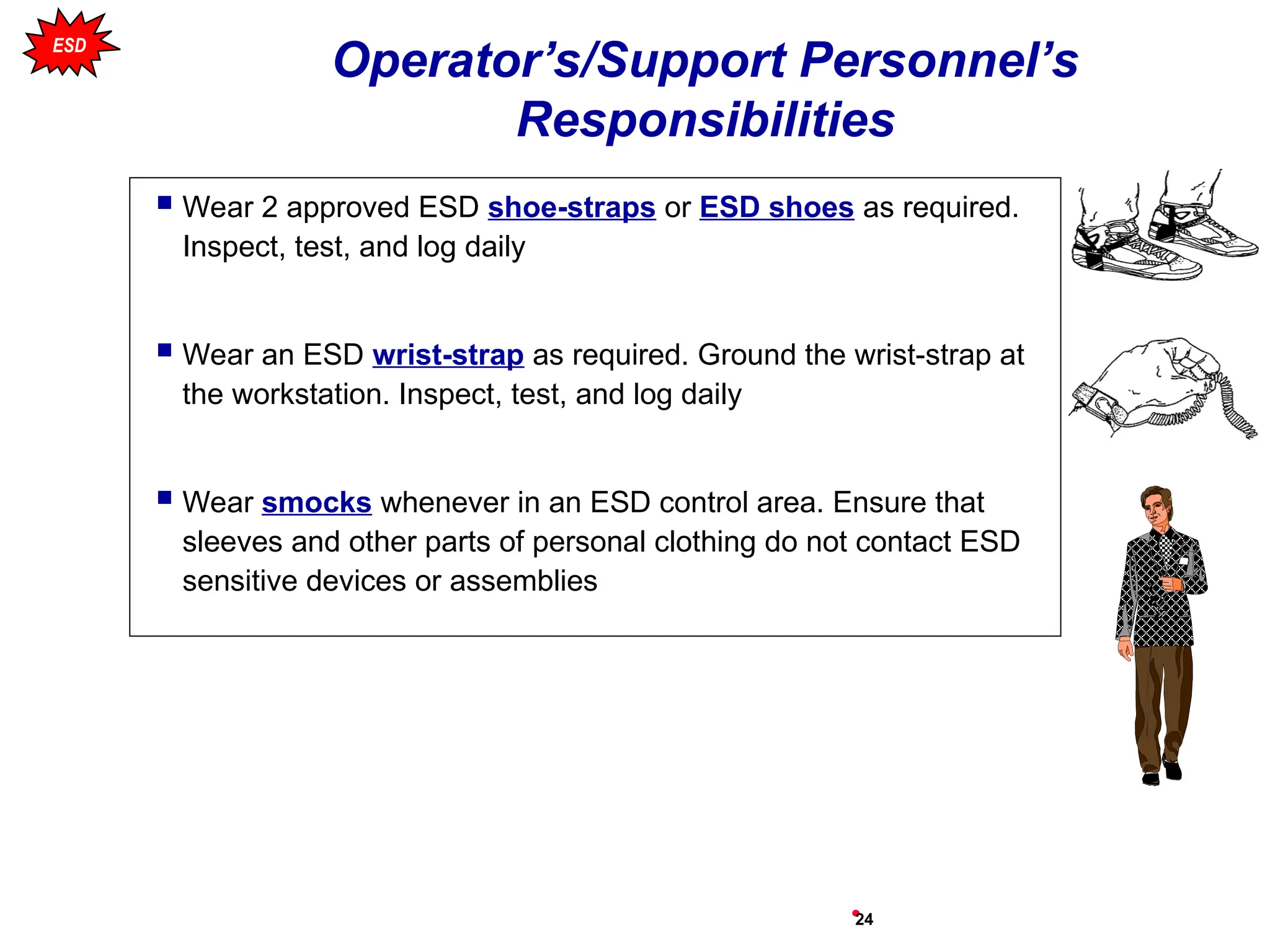 Electro static discharge (ESD) Safety & awareness training | PPT