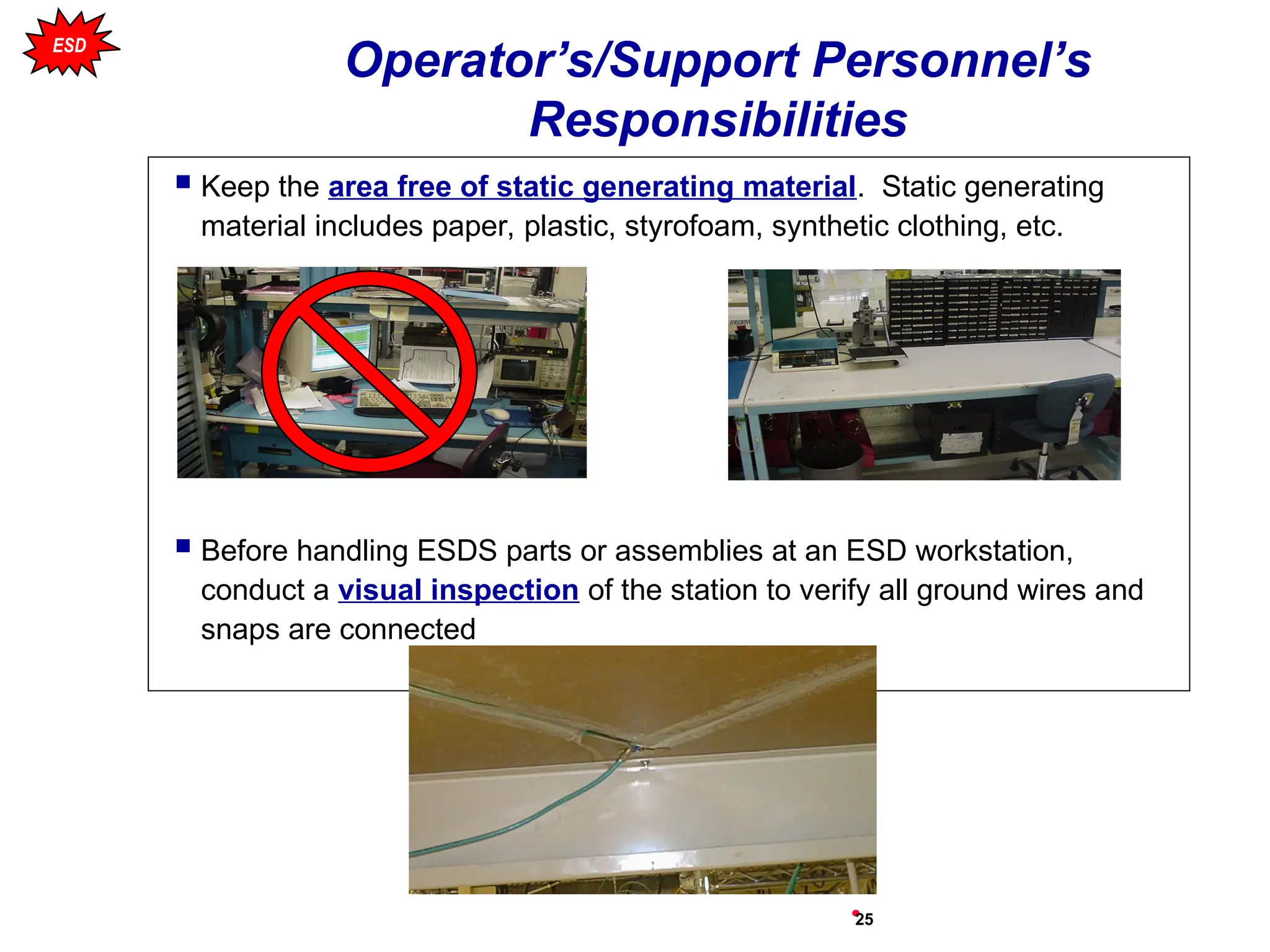 Electro static discharge (ESD) Safety & awareness training | PPT