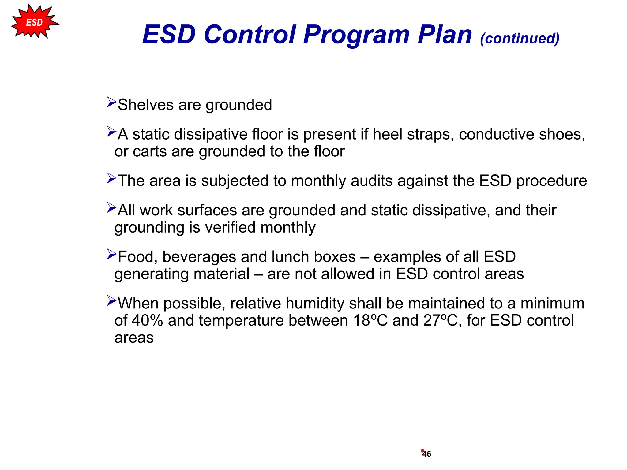 Electro static discharge (ESD) Safety & awareness training | PPT