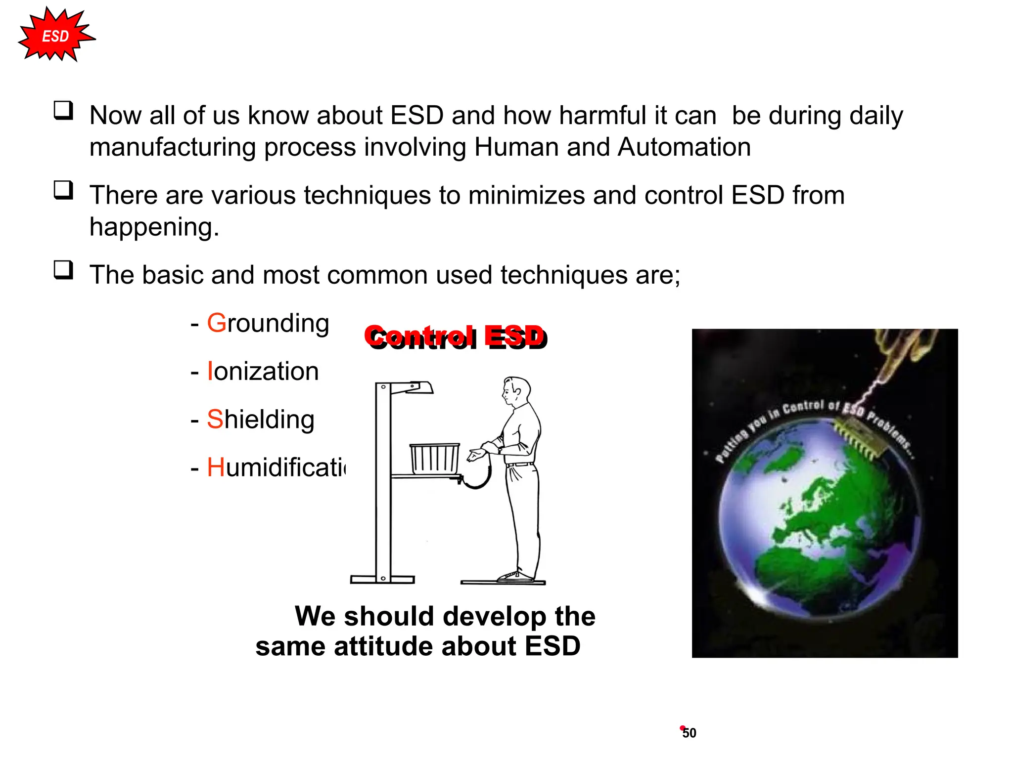 Electro static discharge (ESD) Safety & awareness training | PPT