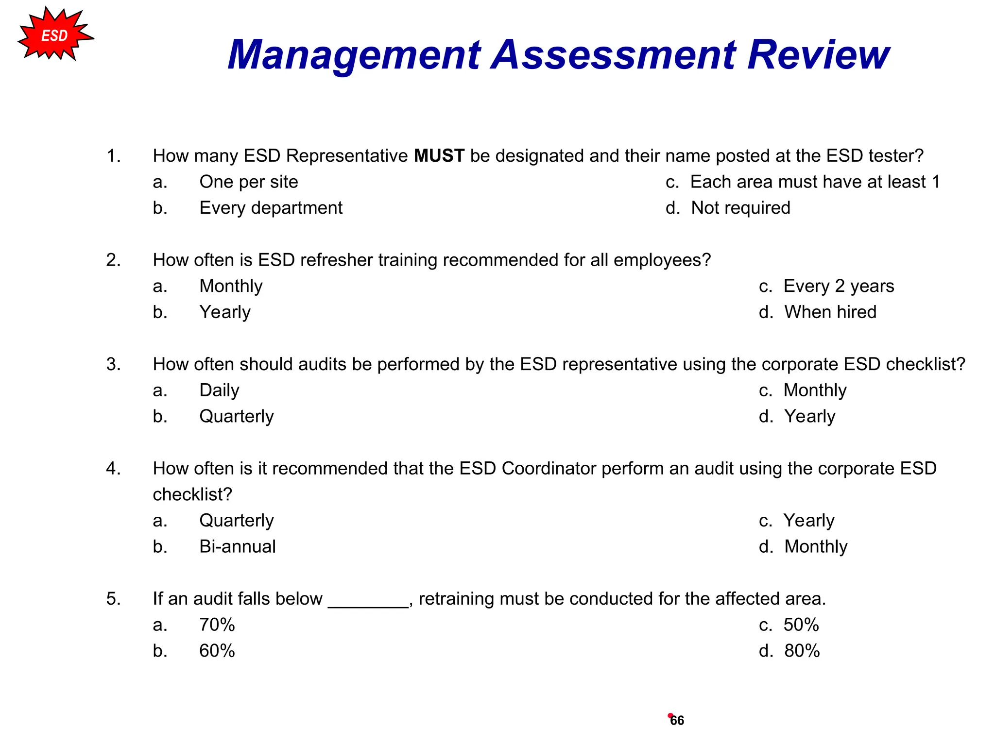 Electro static discharge (ESD) Safety & awareness training | PPT