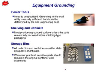 Electro static discharge (ESD) Safety & awareness training | PPT