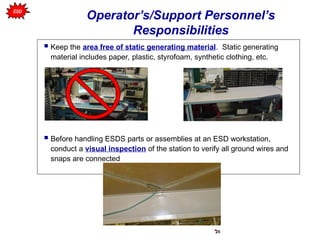 Electro static discharge (ESD) Safety & awareness training | PPT