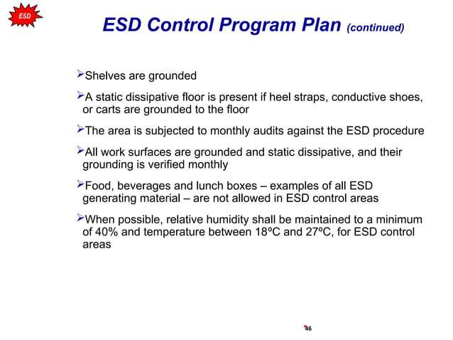 Electro static discharge (ESD) Safety & awareness training | PPT ...