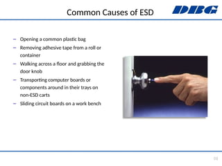 Basics of ESD failure and controlling of failure | PPTX
