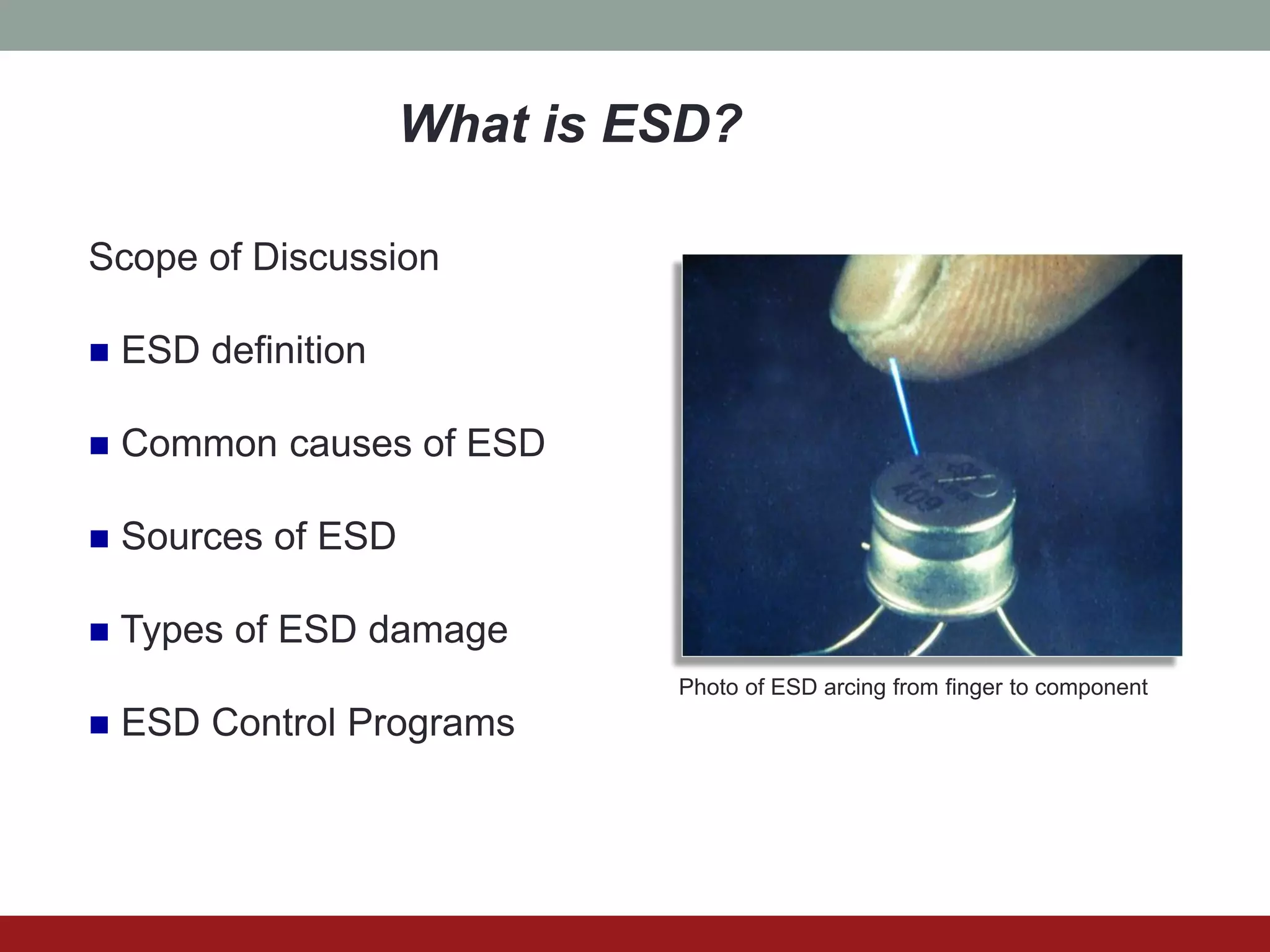 ESD Fundamental Training for Production Operators | PDF