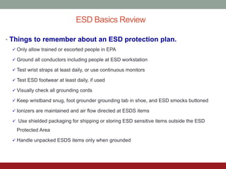 ESD Fundamental Training for Production Operators | PDF